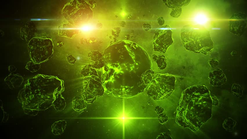 Stock Video Clip of 3D Green Sci-Fi Space Planet Intro Scene | Shutterstock