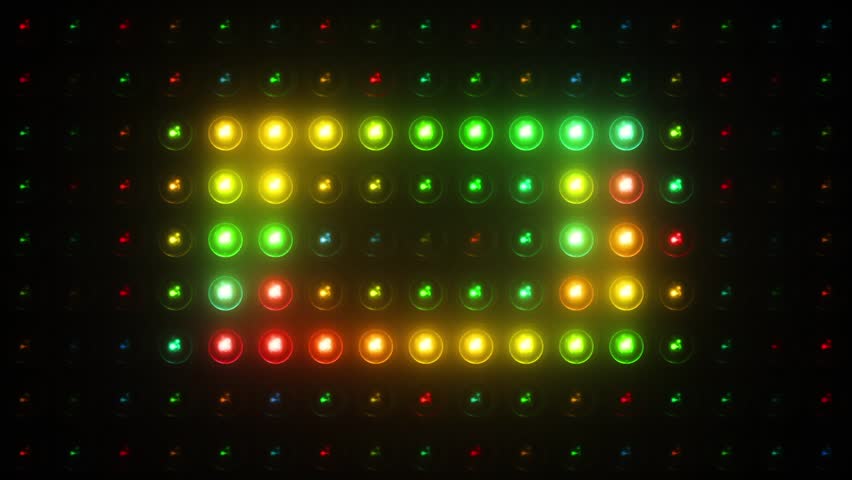 Flashing Christmas Lights On Alpha Channel- Seamless Loop Stock Footage ...