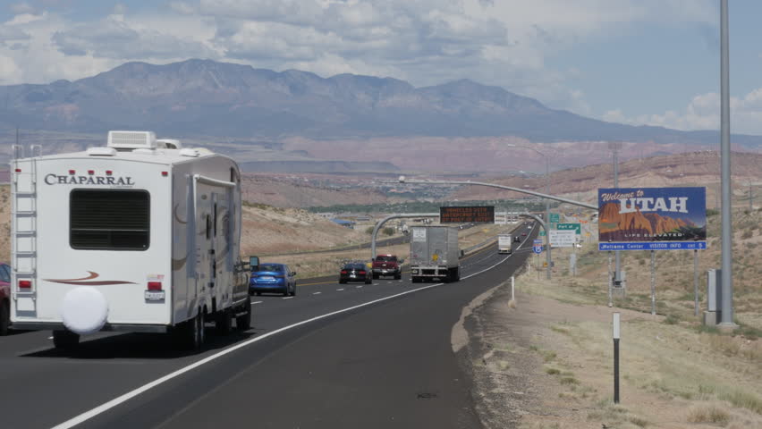 Welcome to Utah Sign On Stock Footage Video (100% Royalty-free ...