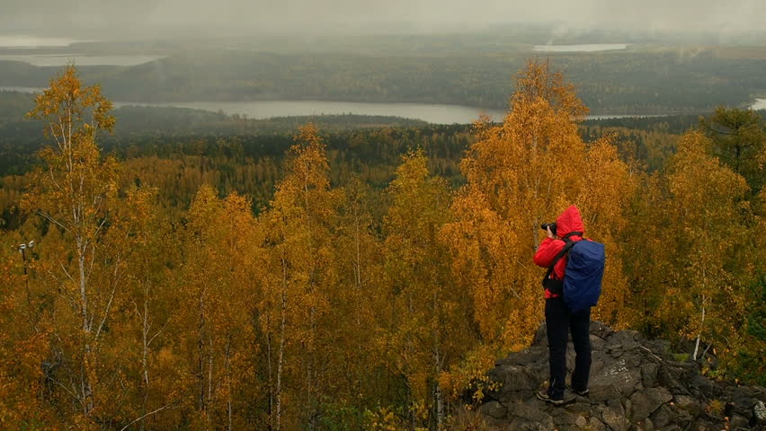 Overlook with Autumn trees and leaves image - Free stock photo - Public ...