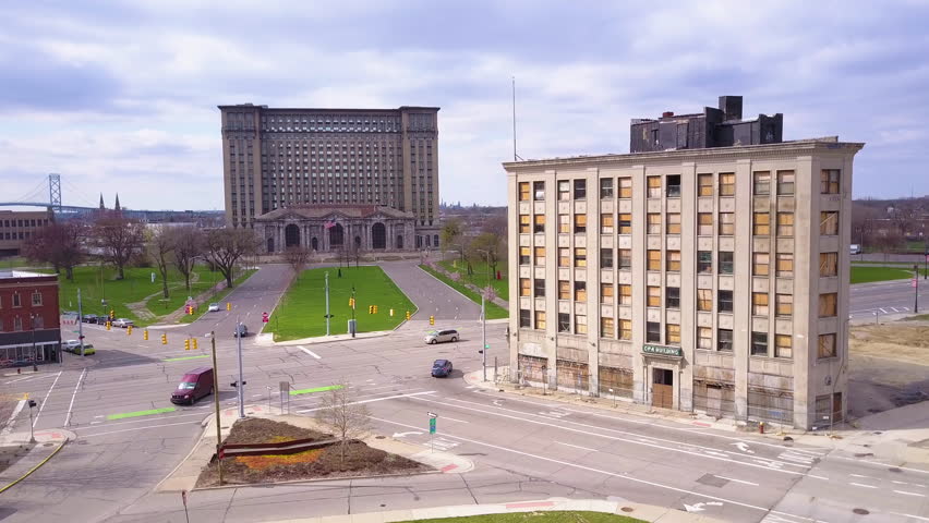 Detroit Train Station Sunny Stock Footage Video 4985213 | Shutterstock