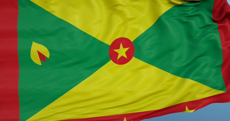 Grenada Flag Stock Footage Video | Shutterstock
