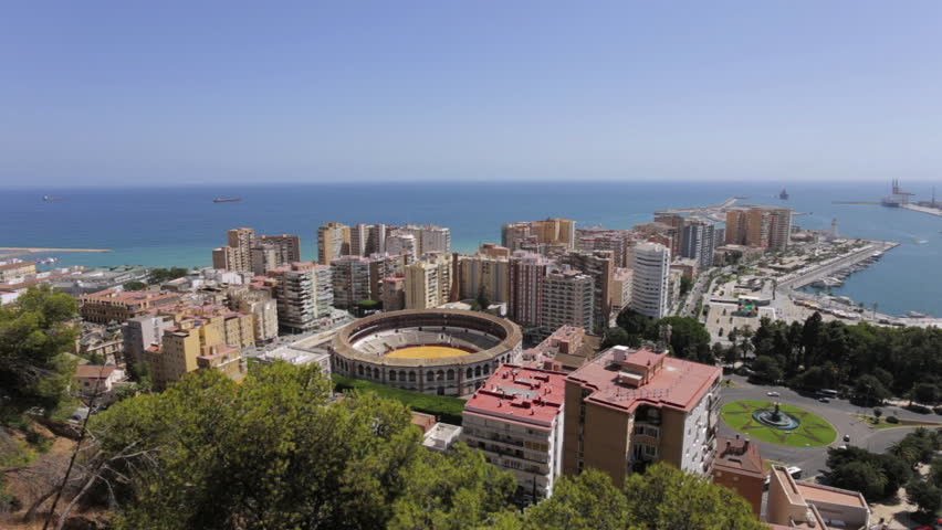 Cityscape and landscape in Malaga, Spain image - Free stock photo ...