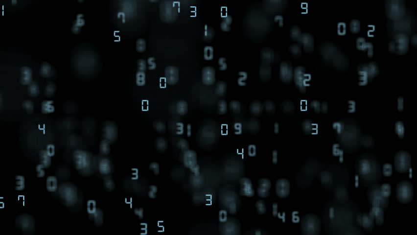 Twinkle Computer Data Code Screen Listing Table With Cursors And Boxes. Black Background With ...