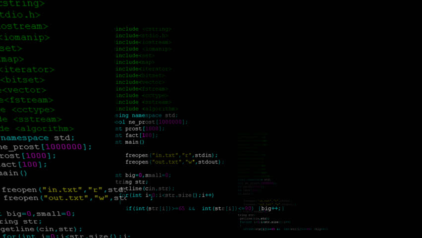 Source Program Code Scrolling Text Animation Stock Footage Video 7018708 Shutterstock
