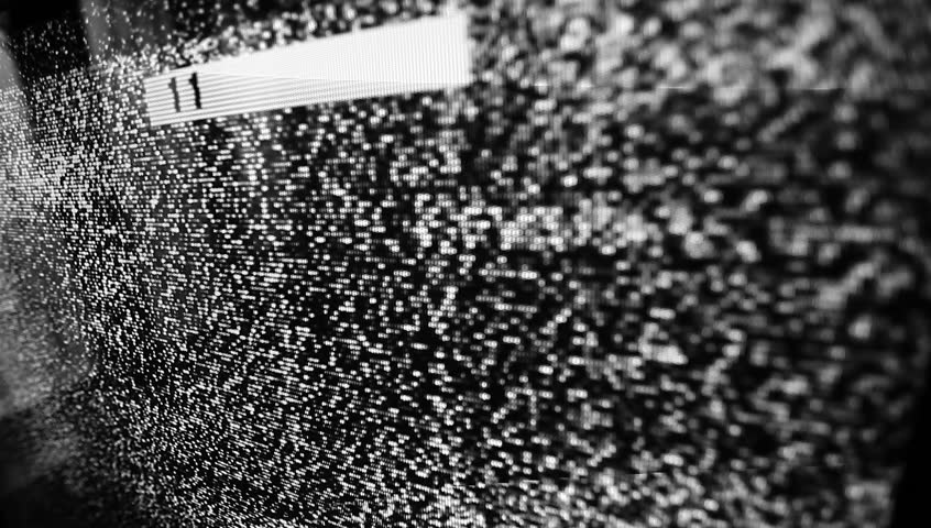 Video Blog Or Vlog Concept. Title Over Static TV Noise Background ...