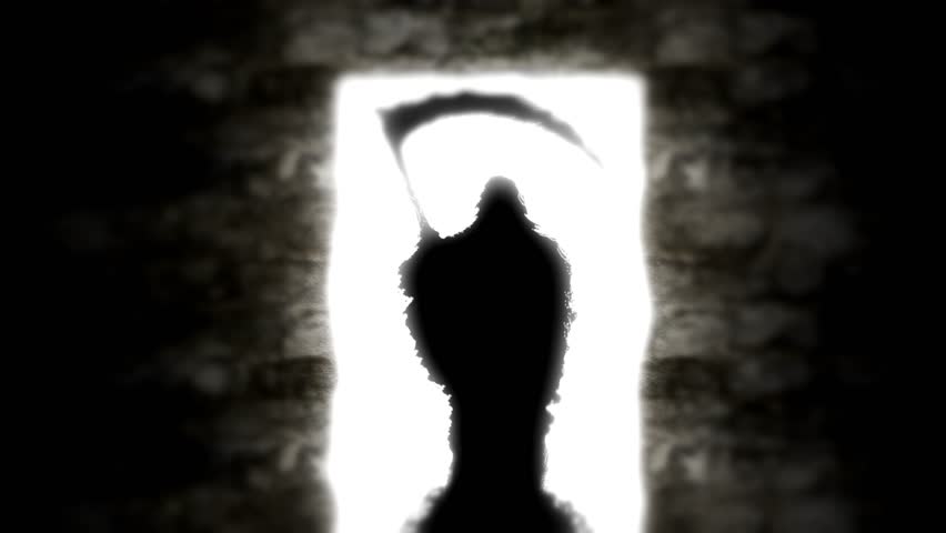 Death in a Doorway. Mysterious Stock Footage Video (100% Royalty-free ...