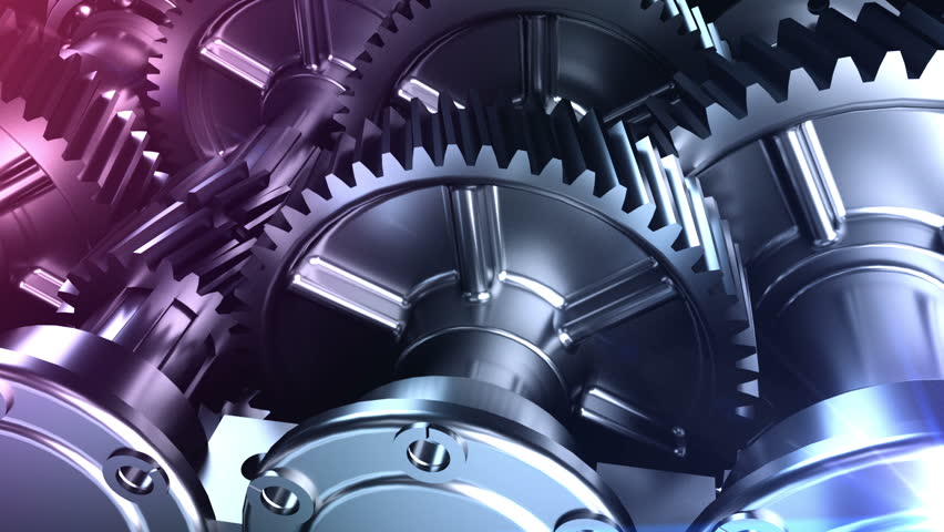 Stockvideo von abstract rotating metal gears video | 33194671 ...