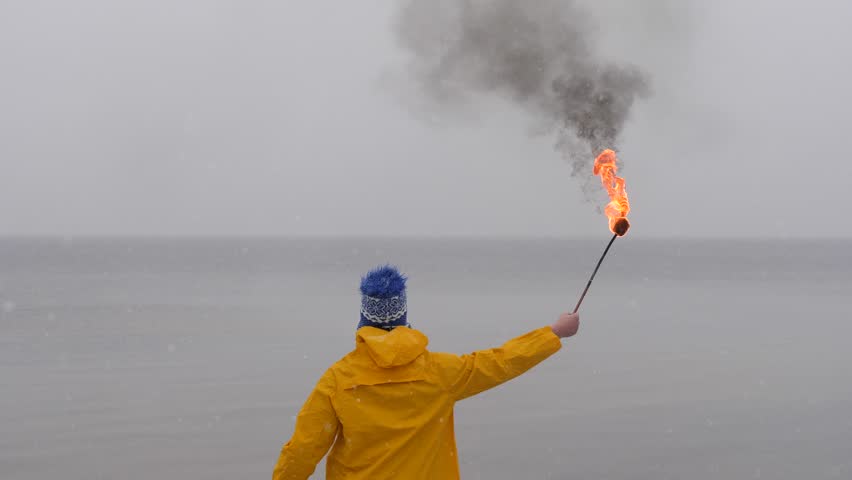 Rear View of Man with Stock Footage Video (100% Royalty-free) 33399001 ...