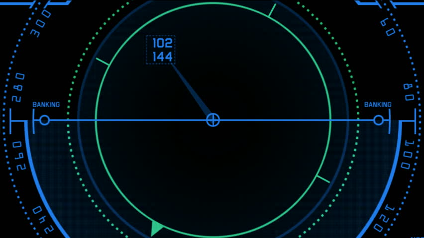 Radar Gps Navigation Screen Display,computer Stock Footage Video (100% ...
