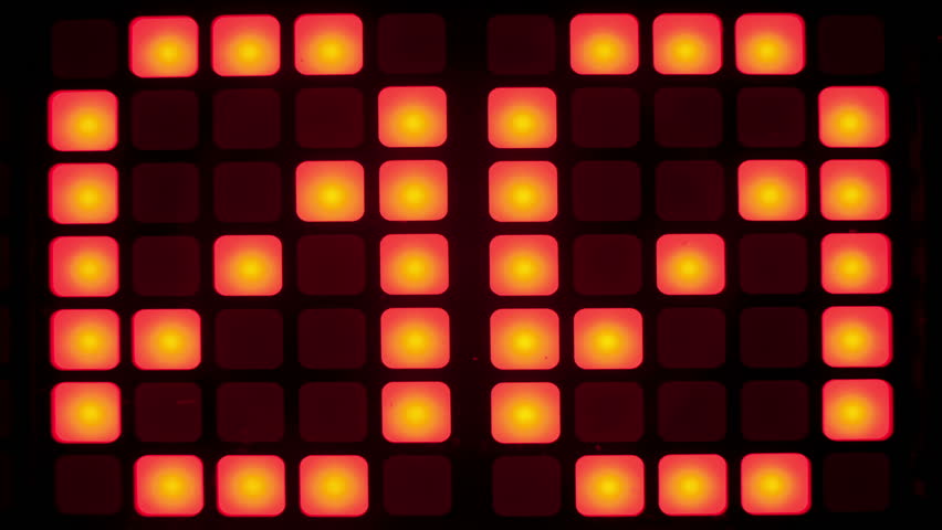 Numerical Digital Display Made from Stock Footage Video (100% Royalty ...