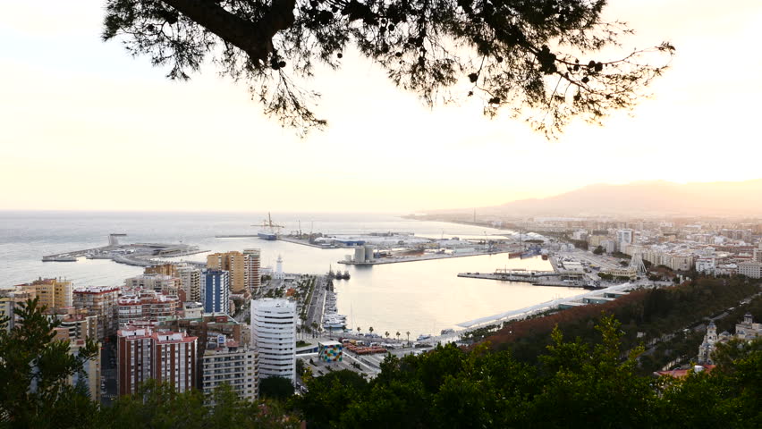 Cityscape and landscape in Malaga, Spain image - Free stock photo ...