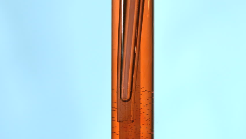 Bubbles in a Test Tube Stock Footage Video (100% Royalty-free) 3503771 ...