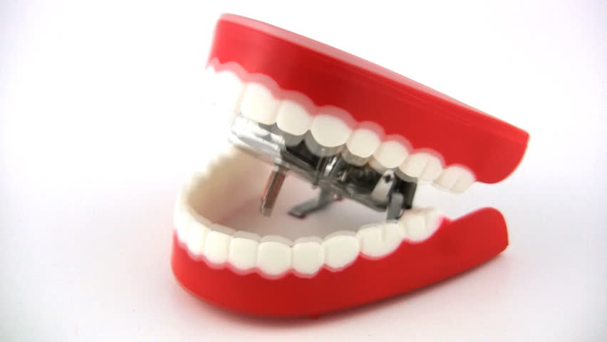 Chattering Teeth. Stock Footage Video (100% Royalty-free) 36061 ...