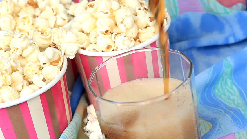Popcorn and Cola Video de stock (totalmente libre de regalías) 3615581 ...