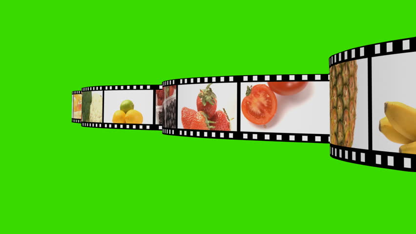 Fruit/vegetables Film Reel Green Screen Stock Footage Video 373345 ...