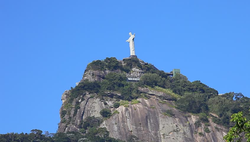 Corcovado, Rio De Janeiro Stock Footage Video (100% Royalty-free ...