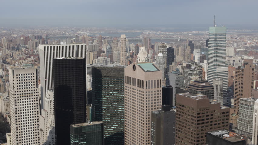 NEW YORK CITY - January 2017: Daytime Establishing Shot IBM ...