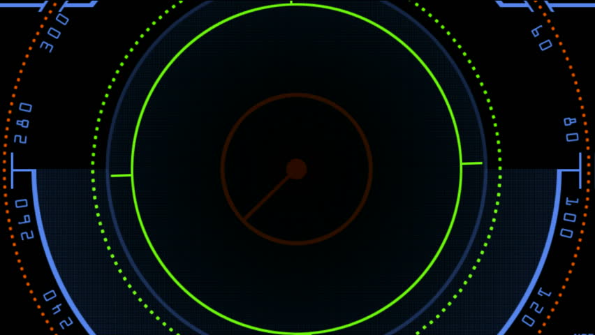 Radar Gps Screen Display,computer Game Stock Footage Video (100% ...