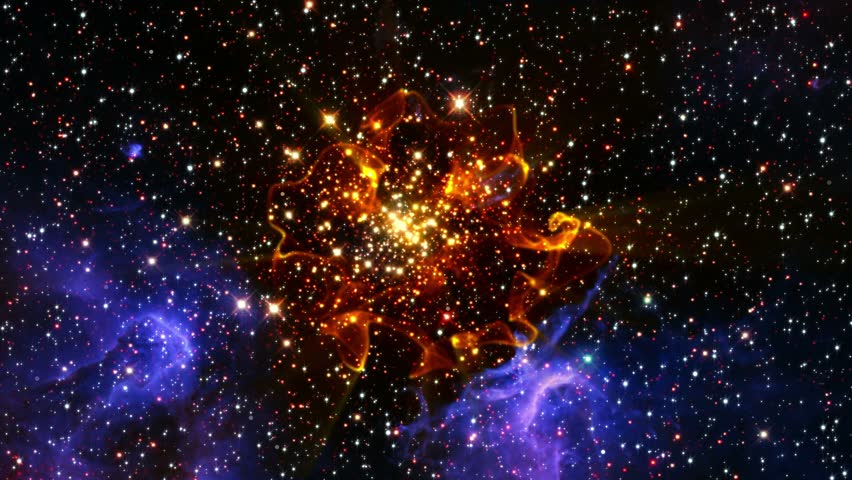 Loopable Galaxy with Nasa Images. Stock Footage Video (100% Royalty ...