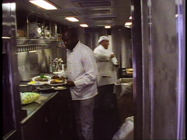 Dining Car On Amtraks California Stock Footage Video (100% Royalty-free ...