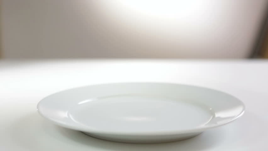 Empty Plate Stock Footage Video | Shutterstock