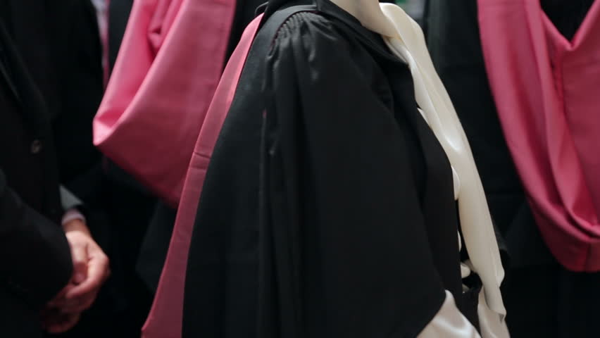 Anonymous Cambridge University Law Graduates Stock Footage Video (100% ...