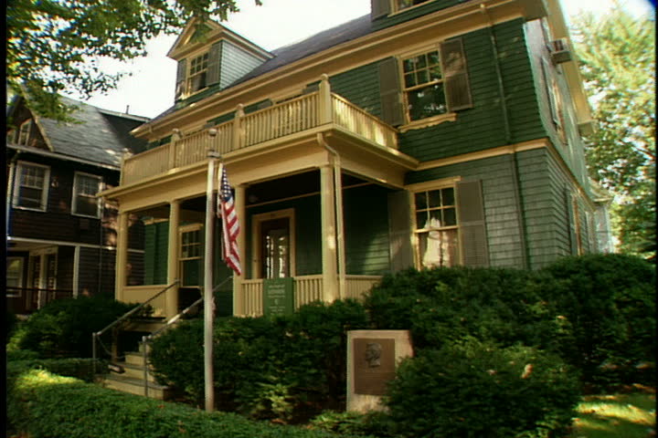 Exterior Of The John F. Kennedy Birthplace House On Beals Street In ...