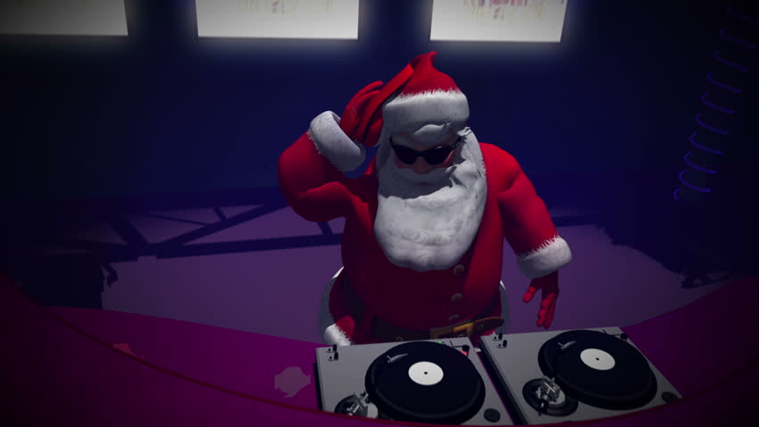 Santa DJ Version 2. Loopable. Stock Footage Video 4418393 | Shutterstock