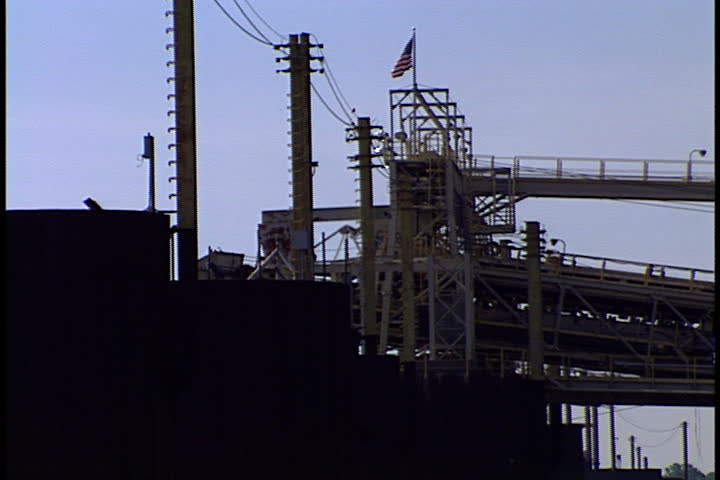 Stock video of cook coal terminal on the ohio | 4430111 | Shutterstock