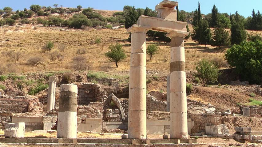 Stock video of prytaneion - ephesus (efes) - ancient | 4515461 ...