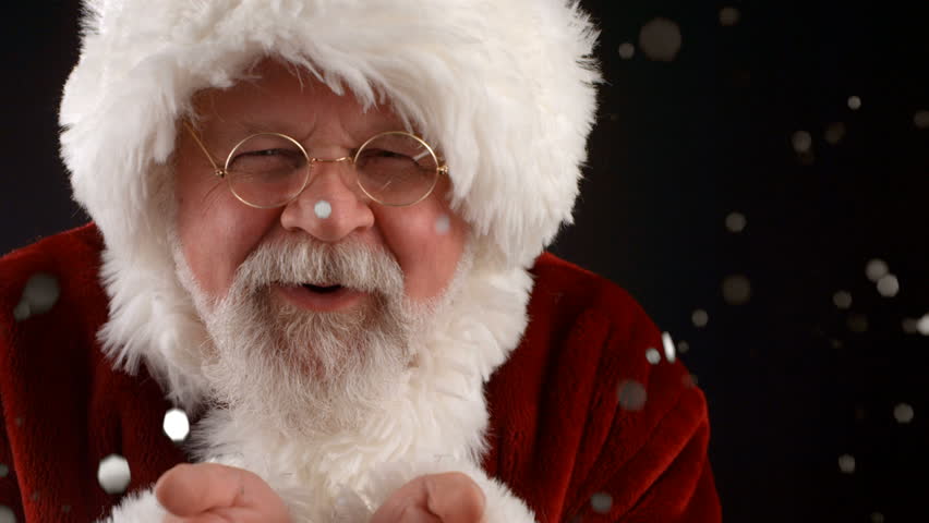 Stock Video Clip of Closeup portrait of Santa Claus | Shutterstock