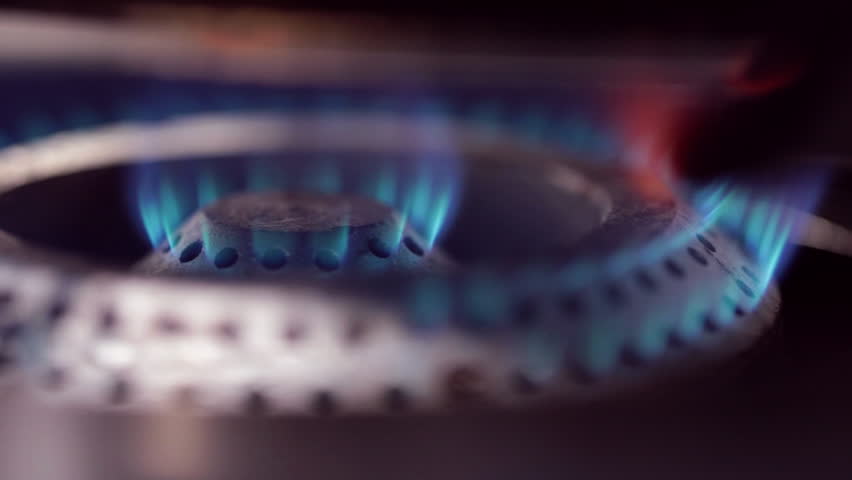 Gas Fire Burns Stock Footage Video (100% Royalty-free) 4657661 ...