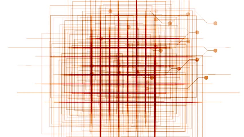 Stock video of virtual electric circuit,tech power lines grid | 4691141 ...