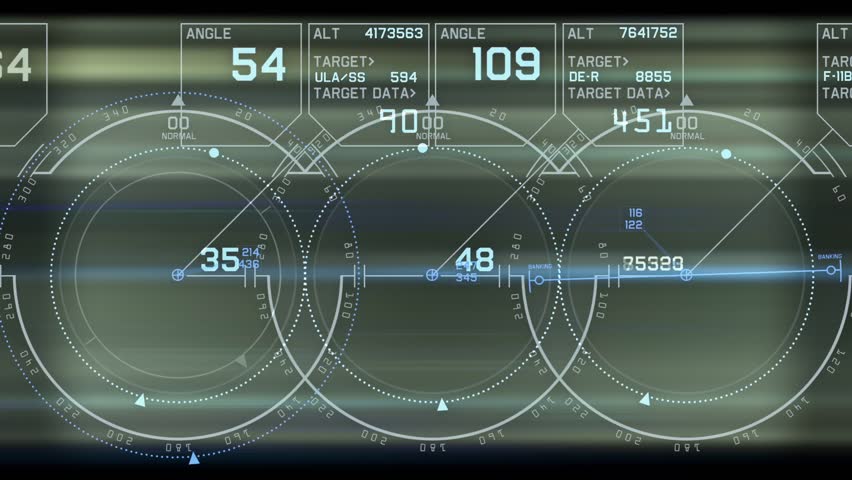 4k Radar GPS Signal Tech Screen Display,future Science Sci-fi Data ...