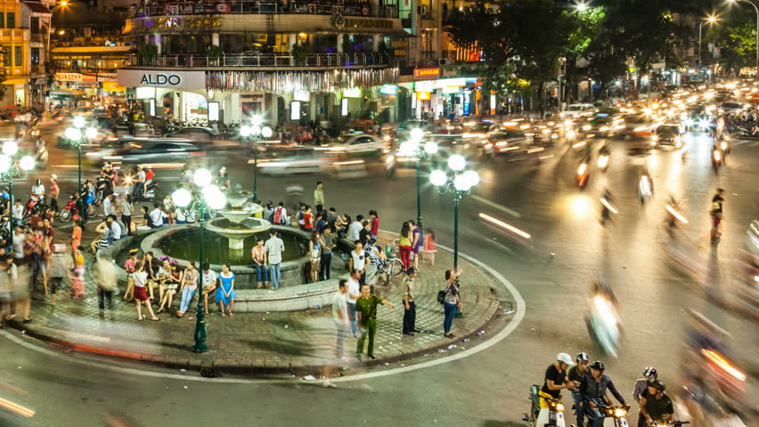 Traffic in the roads of Hanoi, Vietnam image - Free stock photo ...