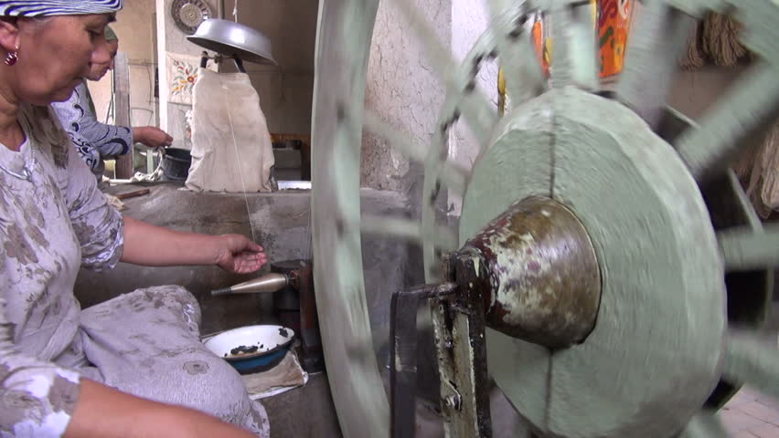 MARGILON, UZBEKISTAN - 10 JUNE 2013: Two Women Are Busy Steaming And ...