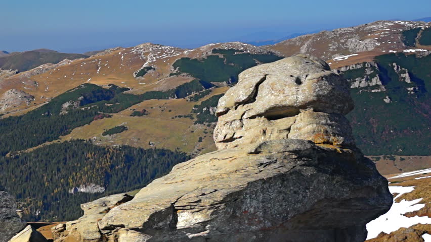 Strange Shaped Rocks, Geomorphology in Stock Footage Video (100% ...