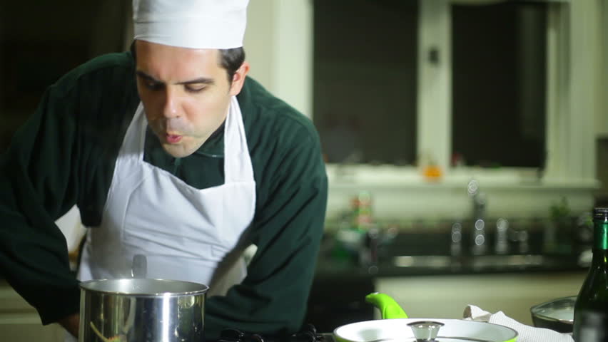 Stock video of chef spitting in food | 5036591 | Shutterstock