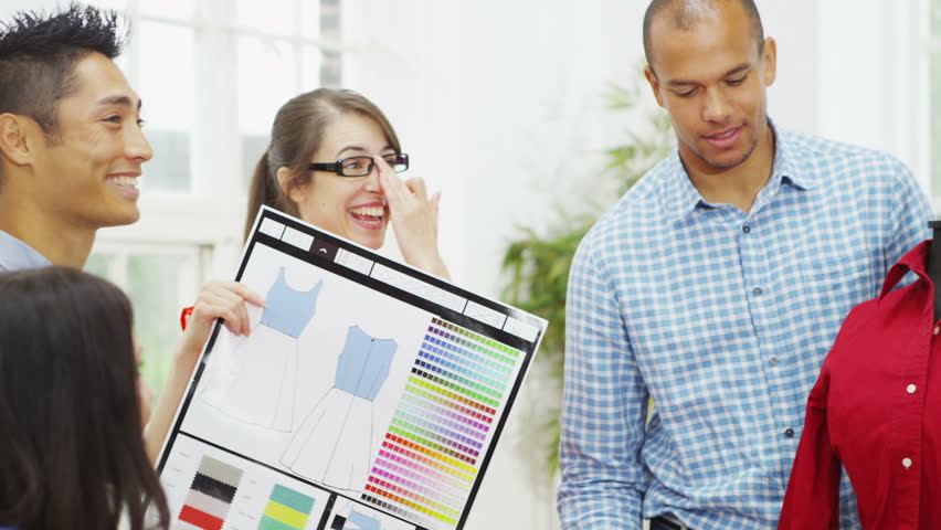 Creative Fashion Design Team are Stock Footage Video (100% Royalty-free ...