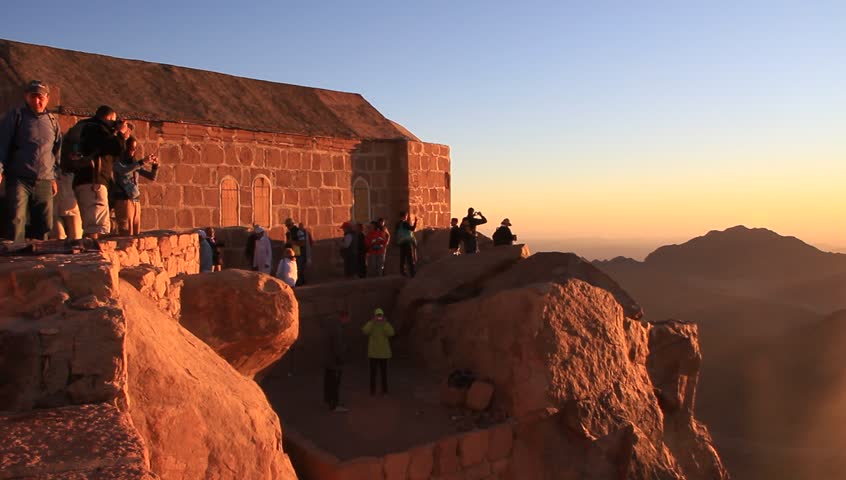 Sunrise.Mount Sinai(Moses Mountain).Mount Sinai,also Known As Mount ...