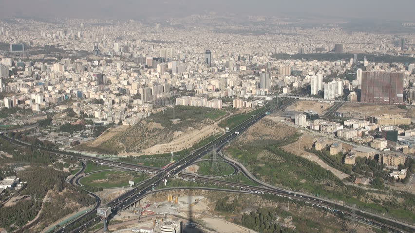 TABRIZ, IRAN - 18 NOVEMBER 2013: Skyline Of Tabriz City In Northwestern ...