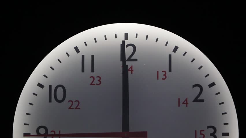 Shot of a Clock Isolated Stock Footage Video (100% Royalty-free ...