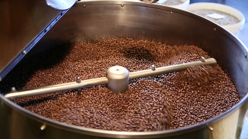 Traditional Coffee Roaster Cooling of Stock Footage Video (100% Royalty ...