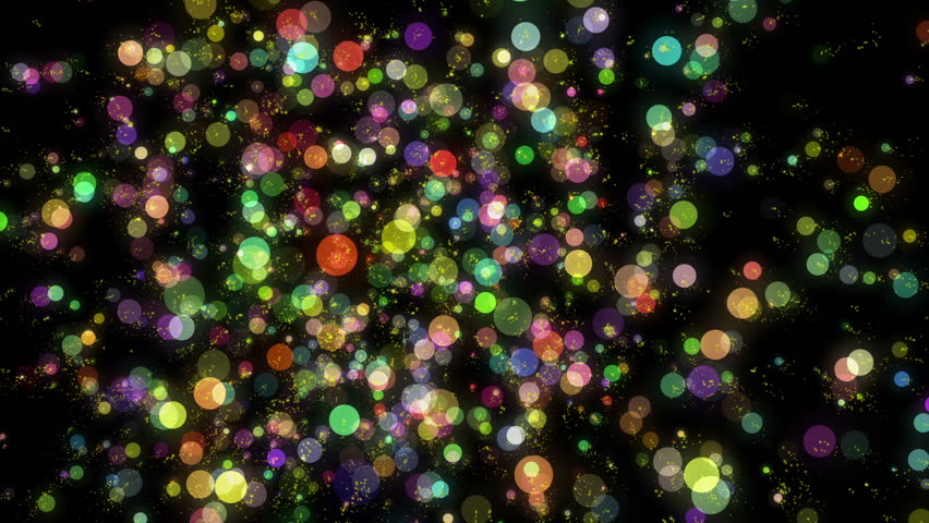 Abstract Colourful Particles. Useful Background Stock Footage Video ...