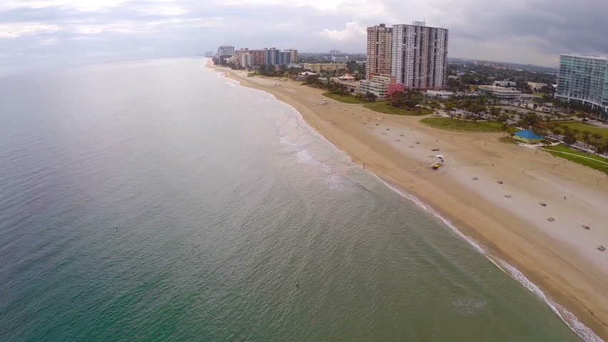 Aerial Footage of Pompano Beach Stock Footage Video (100% Royalty-free ...