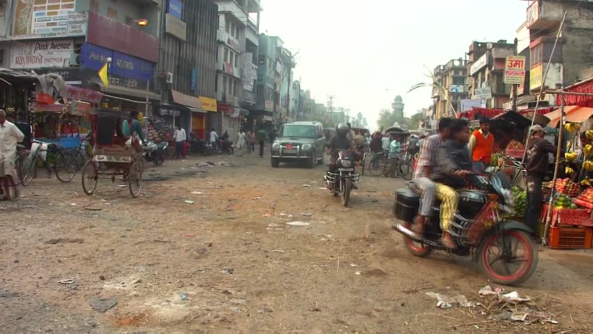 Raxaul, India-nov 01: Traffic On Stock Footage Video (100% Royalty-free ...