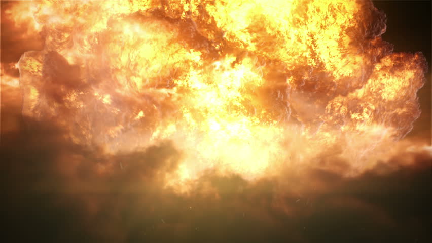 Стоковое видео «Nuclear Atomic Bomb Explosion 4k» (абсолютно без ...