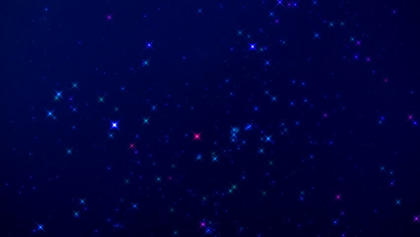 Time Lapse Beautiful Starry Float In The Night Sky (effect Mode ...