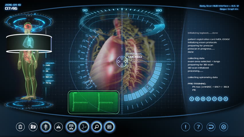 Human Neural Network Visualization. Futuristic Medical Application ...